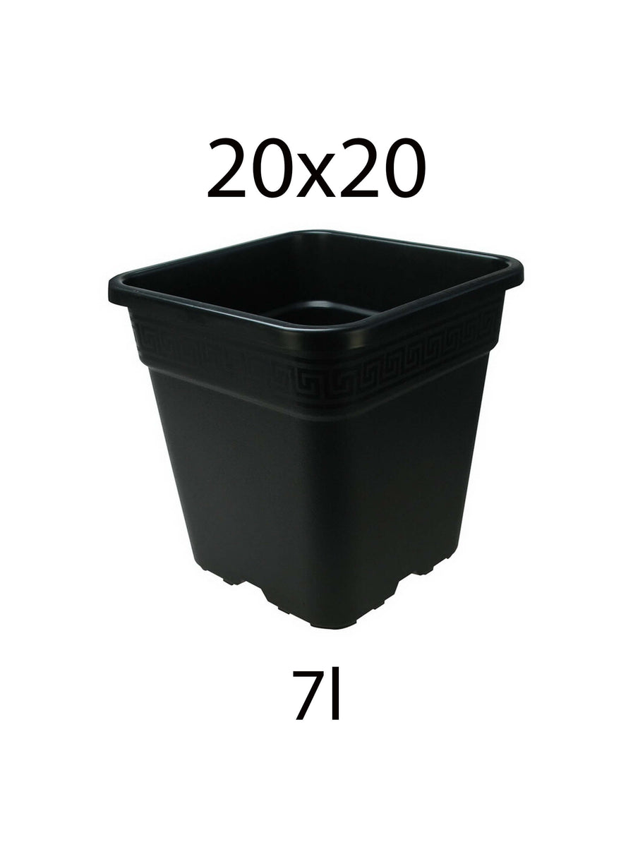 20x20x25cm Square Pot - 7l – Kivi Grow