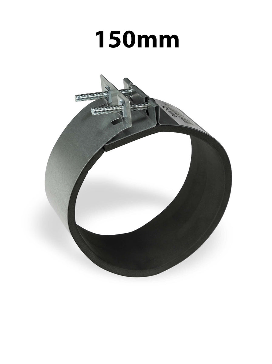 Neoprene Ducting Clamp Collar Flange - 150mm – Kivi Grow
